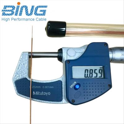 China .034'' BingSR-034W Tungsten Semi-Rigid Coax Cable 50Ω High Frequency RF Test Probe for sale
