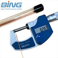 China .034'' BingSR-034W Tungsten Semi-Rigid Coax Cable 50Ω High Frequency RF Test Probe for sale