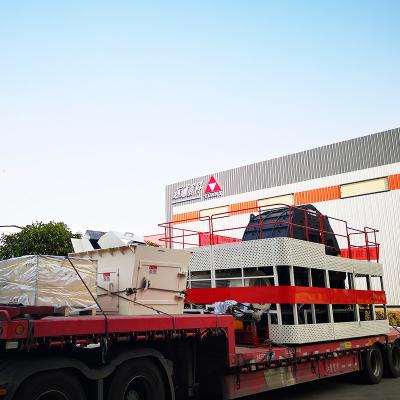 China 200 t/h 630kw Quartz Horizontal Shaft Impact Crusher for Glass Raw Material Plant for sale