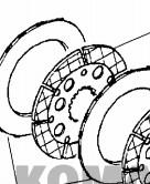 China Friction Brake plate Paper Based Komatsu DISC CA0132690 for Heavy equipment for sale