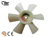 China Durable  E320 320B 320C Plastic Cooling Fan Six Blade For Excavator  Engine for sale