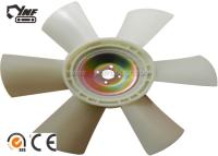 China Durable  E320 320B 320C Plastic Cooling Fan Six Blade For Excavator  Engine for sale