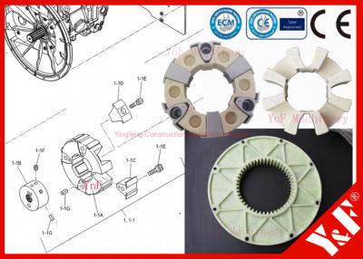 China Coupling for ISUZU 6HK1 Engine fix Excavator hydraulic Pump Engine Flywheel for sale