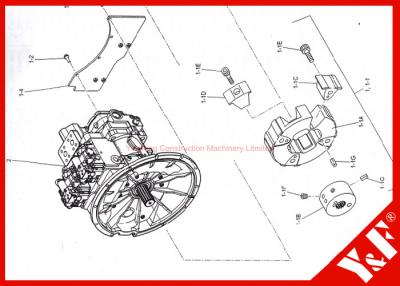 China Kobelco Excavator SK460-8 SK480 Coupling LS30P01063F1 2418R660S001 LS30P01063S003 LS30P01063S004 for sale