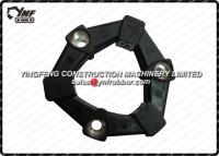 China Step Hose type Excavator Coupling with Rubber Material Black Color for sale