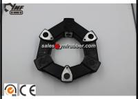 China Black Hydraulic Pump Excavator Coupling , 16AS / 16A Rubber Shaft Coupling for sale