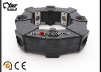 China YNF Standard Black Rubber Flex Coupling For 50A / Excavator Spare Parts for sale