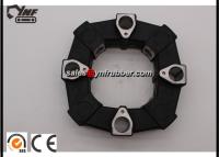 China YNF Standard Black Rubber Flex Coupling For 50A / Excavator Spare Parts for sale
