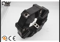 China YNF 250A / 250AS Black Flexible Rubber Shaft Coupling For Excavator Spare Parts for sale