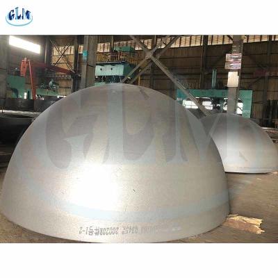 China Stainless Steel Dome Hemispherical Head Diameter 1200mm 1400mm Think 6mm for sale