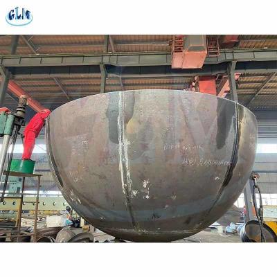 China Cladded Material Bottom Tank Spherical Bottom Hemispherical Bottom Dished Ends for sale
