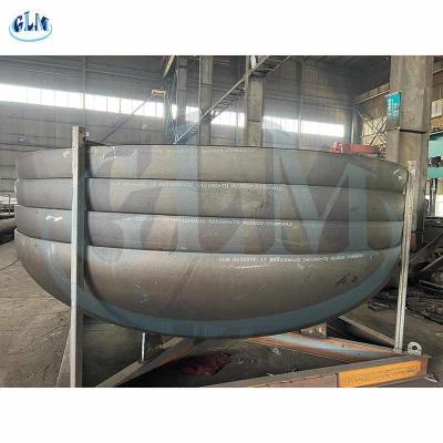China 24mm Thickness Hot Formed Head ASME Carbon Steel Elliptical Dish End for sale