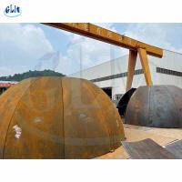 China 4700mm Dia SA 516 GR 70 Hemispherical Dish Head Bottom 28mm Thickness for sale