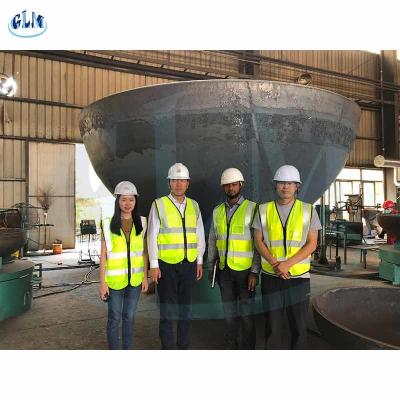China SA516 Gr60 2:1 Elliptical Head Dish End 1800mm Diameter 15mm Thickness for sale