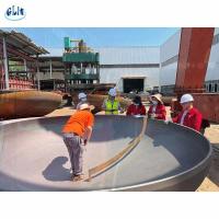 China 1828mm Diameter 14+3mm Thickness Cladded Dished Head Elliptical 2:1 for sale