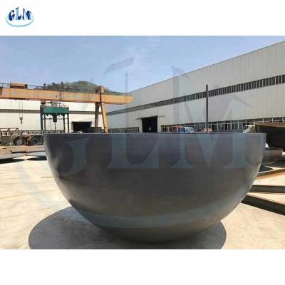 China ASME BV PED ISO Certificated Hemispherical Head 3800mm Diameter 50mm Thickness for sale