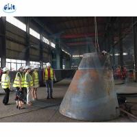 China SA516 Gr70 Cone Dish Head 2500mm Diameter for sale