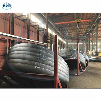 China Customizable Flat Dished Head with Polished Finishing and 10% Reduction Ratio for Pressure Vessels for sale