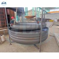China Carbon Steel Elliptical Dished Heads 3500mm Diameter 20mm Thickness for sale