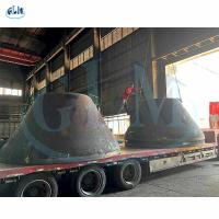 China 52mm Thick Carbon Steel Conical Heads for Shipping to Customer for sale