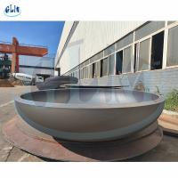 China Carbon Steel Elliptical Dish Head With 2-300mm Thickness, Port In Shanghai for sale