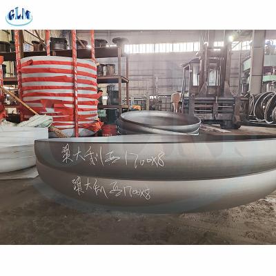 China Customizable Carbon Steel Semi Elliptical Head With 8mm Thickness 1700mm Diameter for sale