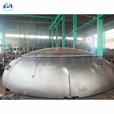China 7000mm Diameter Carbon Steel Segmented Tank Head For Boilers And Heat Exchangers for sale