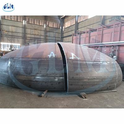 China Ellipsoidal Dish Bottom 2:1 Large Diameter Elliptical Head For Boiler And Pressure Vessel for sale