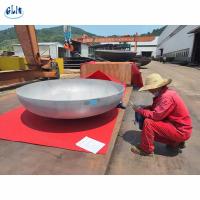 China Stainless Steel Hemispherical Elliptical Dished End Heads For Agitators for sale