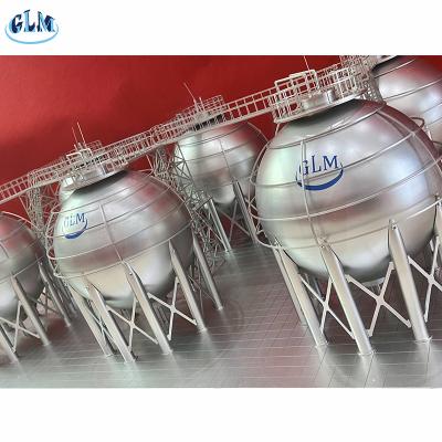 China Stainless Steel LPG Spherical Storage Tank , Dish Head for sale