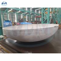 China Stainless Steel Ellipsoidal Dish End 2200mm Diameter 25mm Thickness for sale