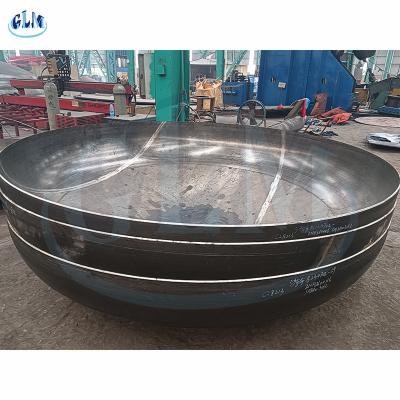 China 2600mm Diameter 6mm Thickness Ellipsoidal Dished End 2:1 Dished Bottom for sale