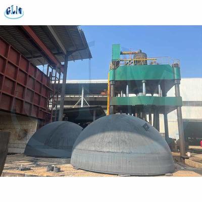 China Industrial Clad Corten Steel Hemispherical Tank Heads In Spherical Pressure Vessel Construction for sale