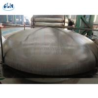 China Carbon Steel  2/1 Elliptical Head With Sandblasted Surface for sale