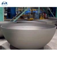 China Stainless Steel Hemispherical Heads For Pressure Vessel Polishing Requirements for sale
