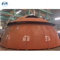 China Customized Split-piece Hemispherical Heads for High Temperature Equipment in Oil and Gas Industry for sale
