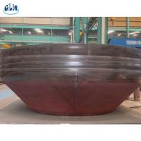 China Polished Carbon Steel Conical Tank Heads for Reactor Tanks and Not Limited Thickness for sale