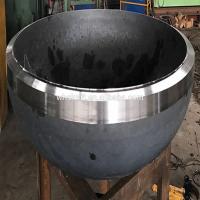 China Hot and Cold Pressing Technology Flat Dished Head with 10% Reduction Ratio for Industrial Applications for sale