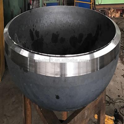 China Hot and Cold Pressing Technology Flat Dished Head with 10% Reduction Ratio for Industrial Applications for sale