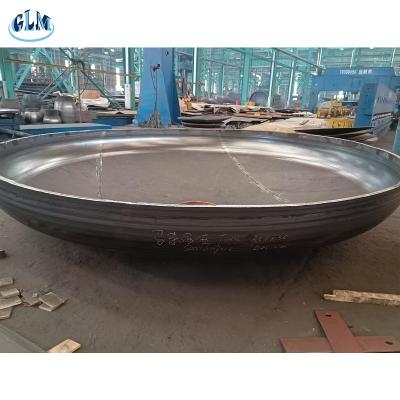 China 4200mm Diameter Torispherical Dished Head With 14mm Thickness And Hot Pressing For Industrial Applications for sale