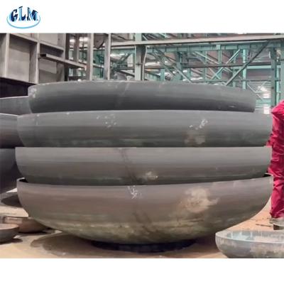 China Cold Forming Carbon Steel Elliptical Dish Head Polished Thickness 2 To 300mm Used In Industrial Storage Tank And Pressure Vessel Ends for sale