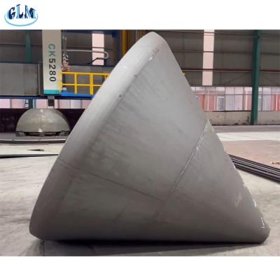 China Custom-made Carbon Steel Conical Tank Heads with 15°, 30°, 45°, 60° Cone Angles for Industrial Applications for sale
