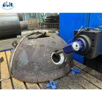 China After the hemispherical head is formed, holes are drilled, and reinforcement is carried out according to pressure calculations to ensure strength. for sale
