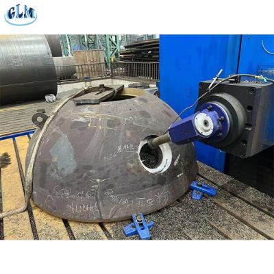 China After the hemispherical head is formed, holes are drilled, and reinforcement is carried out according to pressure calculations to ensure strength. for sale