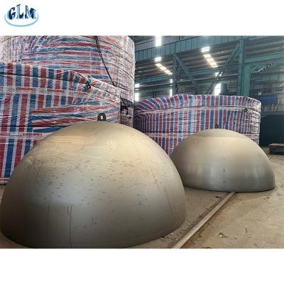 China 1592 Mm Id X 70 Mm Hemispherical Tank Heads For High Pressure Applications With Butt Welded Or Seamless Welding for sale