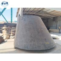 China Carbon Steel Eccentric Oblique Conical Tank Head with Flow Guidance for Pressure Reduction for sale