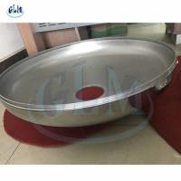 China 150MM Nickel Alloy Torispherical Dished Head Ellipsoidal Dish End Crown Radius ODM for sale
