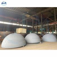 China 10000mm Hot Formed Ellipsoidal Dish End Hemispherical Tank Heads For Fuel Tank ASME for sale
