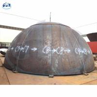 China 3535mm Diamter 34mm Thickness Crown Petal Semi Ellipsoidal Head Torispherical Dished for sale