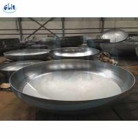 China 2290 Diameter 8mm Thickness Carbon Steel Dished Tank Heads for sale